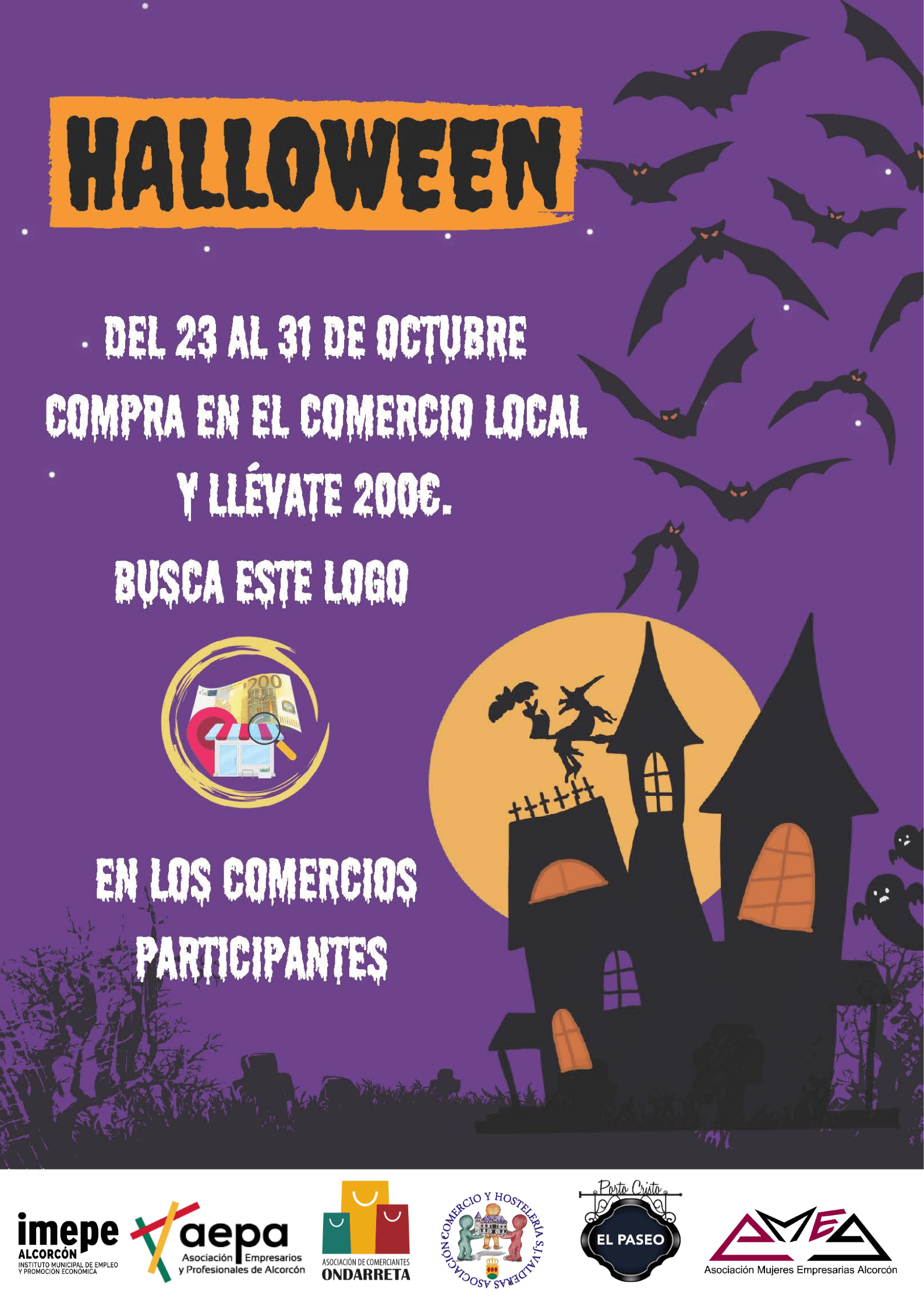 Halloween en los comercios de Alcorcón - IMEPE